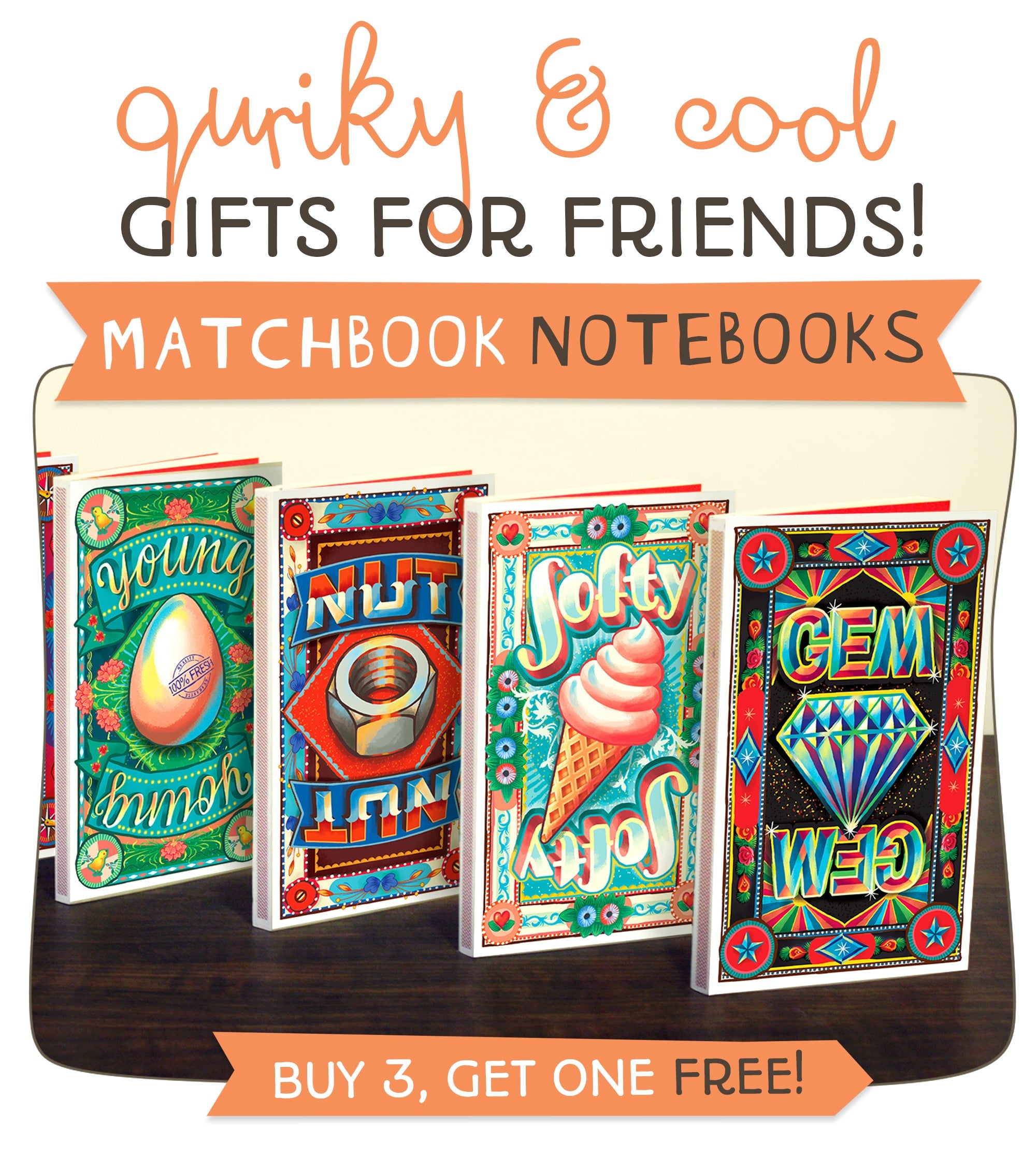 'Matchbook' Notebooks - cool matchbox art notebooks with blank pages ...