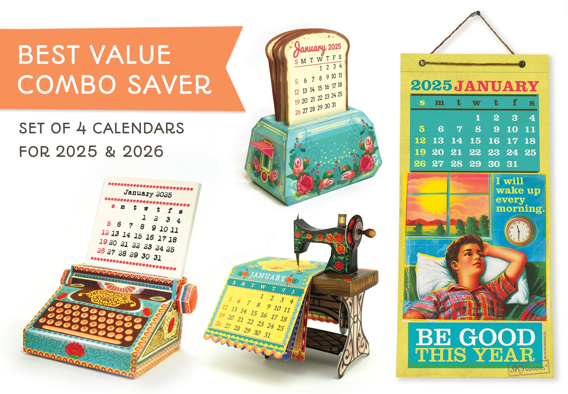 The Coolest Calendars ever, for 2025 and 2026 | Sky Goodies